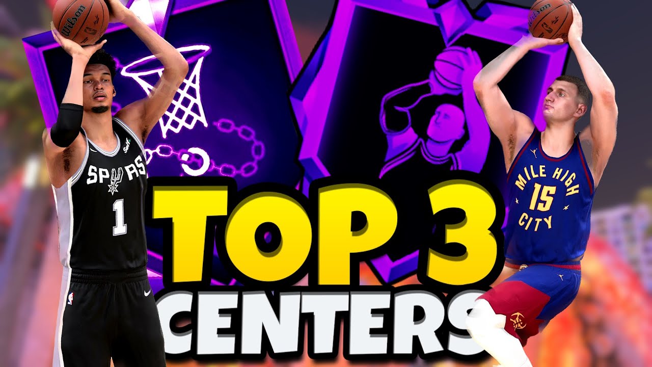 The TOP 3 CENTER BUILDS in NBA 2K24 - YouTube