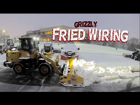 Fried Wiring DURING the LAST Snowplow of the year - YouTube