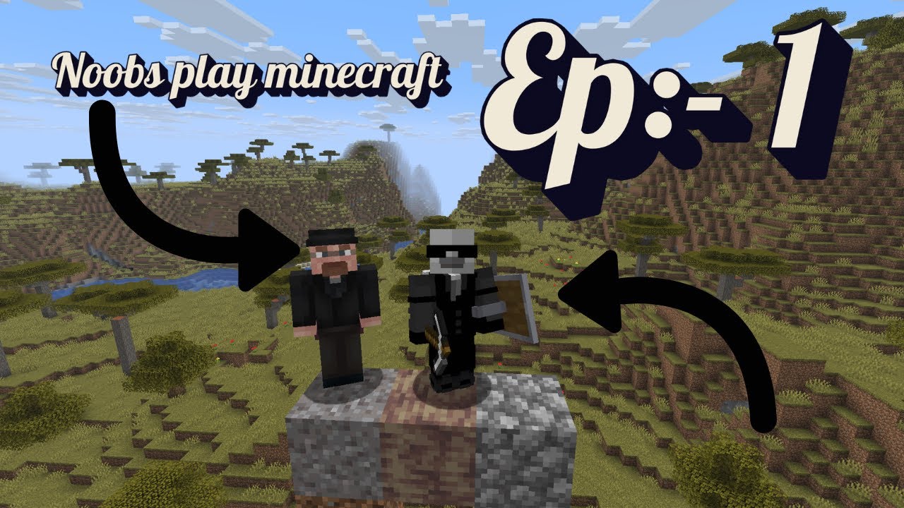 Noob Survival EP :- 1 Village - YouTube