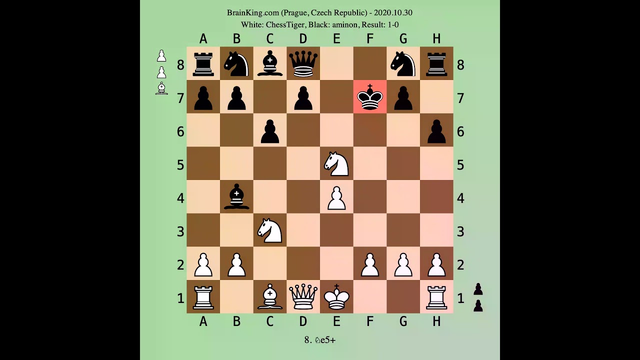 Center Game Accepted: Danish Gambit (C21), 1-0 - YouTube