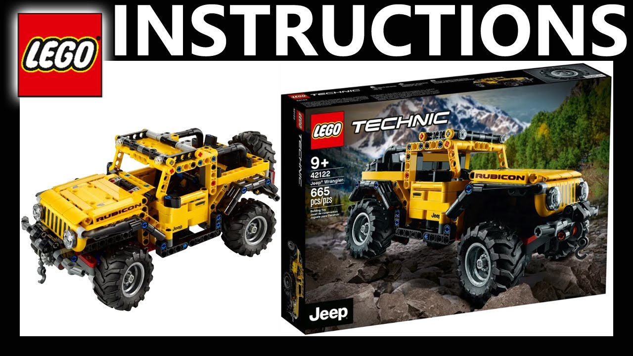 LEGO Instructions | Jeep Wrangler | 42122 | LEGO Technic - YouTube
