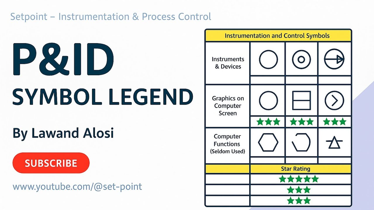 P&ID Symbol Legend - YouTube