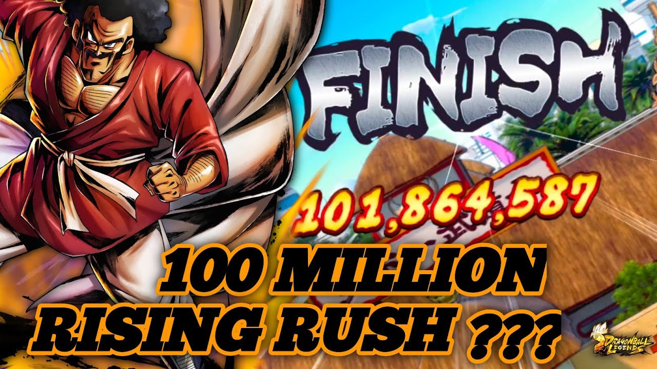 HOW TO COMPLETE 100 MILLION RISING RUSH DAMAGE (STAGE 1) || #dblegends ...