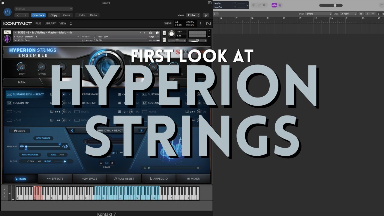 First Look at Hyperion Strings Ensemble from Soundiron - will this make it to my template? - YouTube