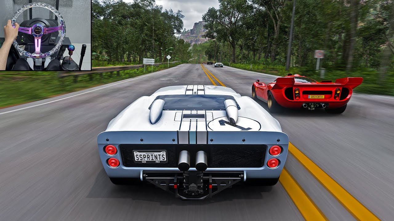 900HP Ford GT40 MK 2 - Goliath Race | Forza Horizon 5 Steering Wheel ...