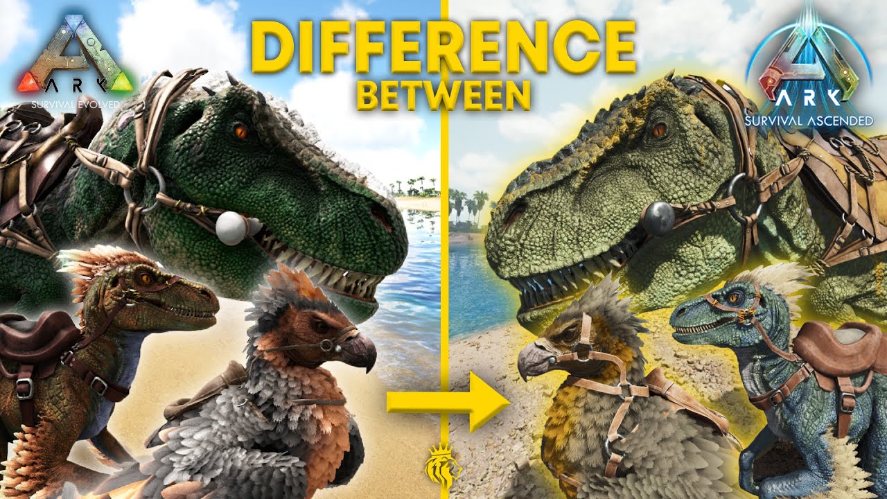 What's The DIFFERENCE Between ARK Survival Ascended & ARK Survival Evolved? | ALL You Need To ...