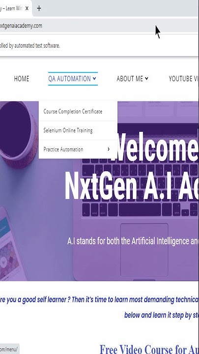 Selenium Interview Questions & Answers : 26. How to Perform Mouse Hover in Selenium? - YouTube