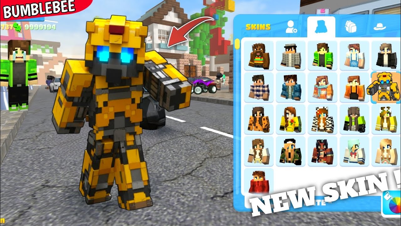 Bumble Bee Skin In School Party Craft Game - YouTube