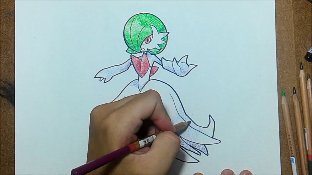 How to Draw Pokémon Mega Gardevoir (Mega Sirnight) from Pokémon XY ...