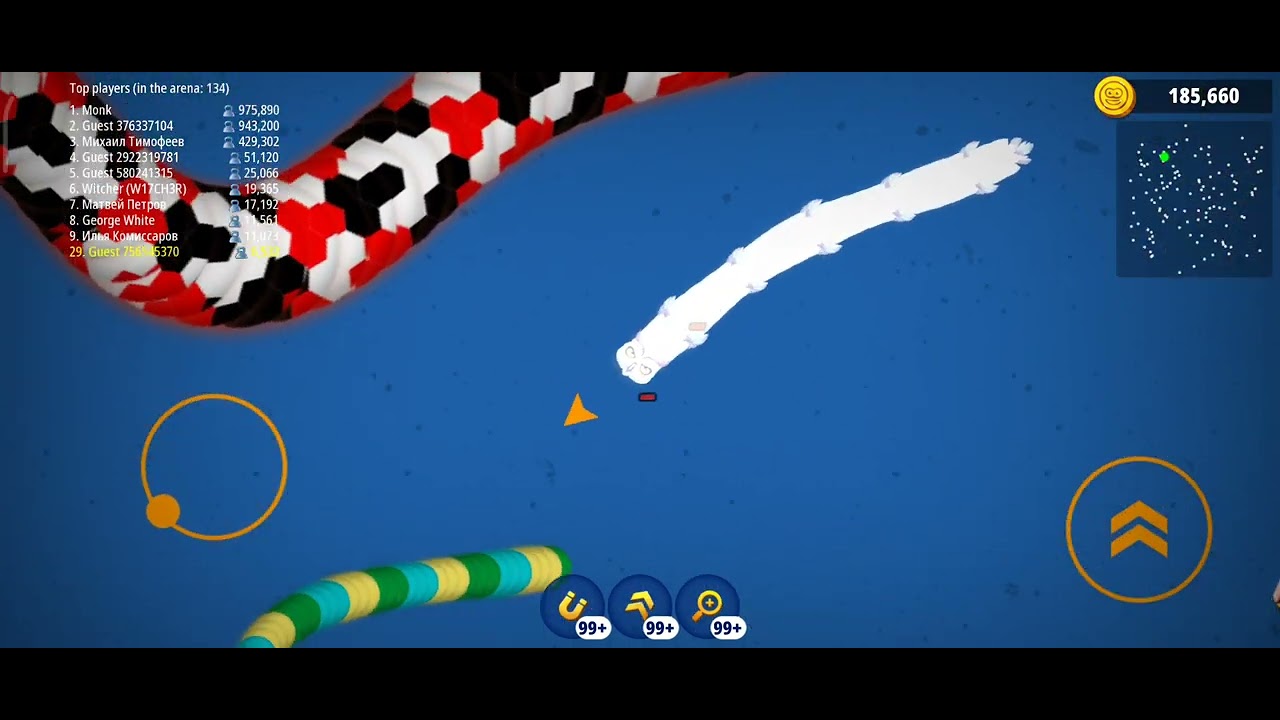 .wildspike.wormszones the king and trick of snake game #wormszone # ...