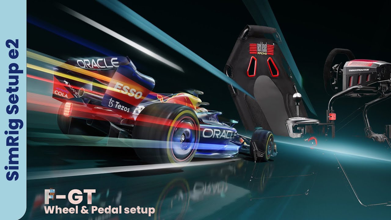 DIY Racing Sim Gear - Mounting T150 Wheel and T3PA Pedals - YouTube