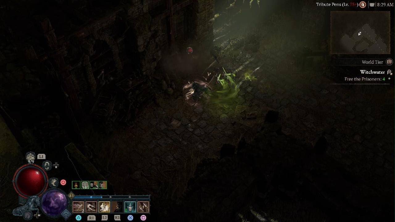 Diablo IV windforce dropping - YouTube