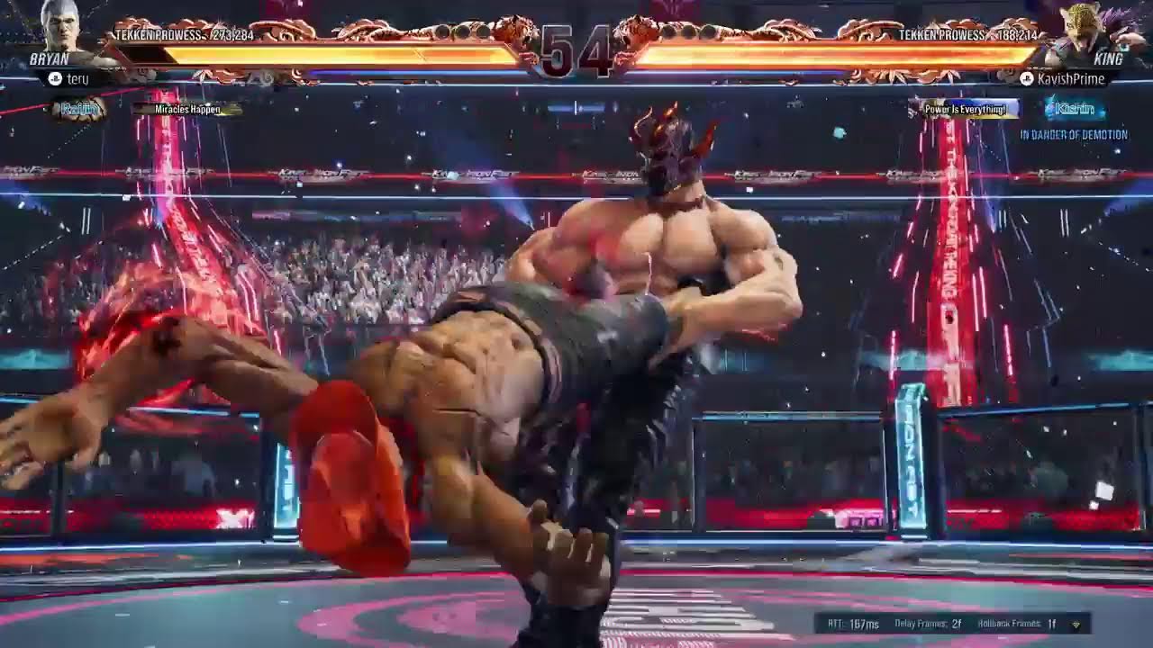 Tekken 8 King ranked chain throws and wall combos - YouTube