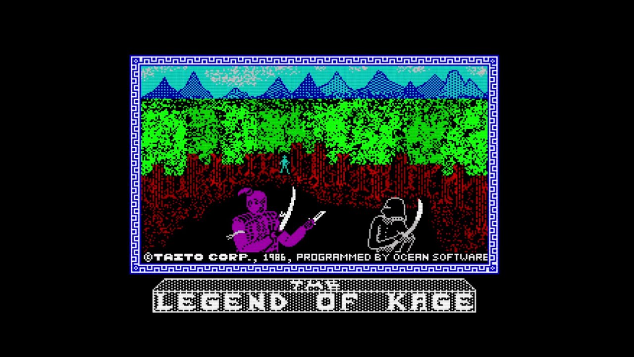 Legend of Kage - ZX Spectrum - YouTube