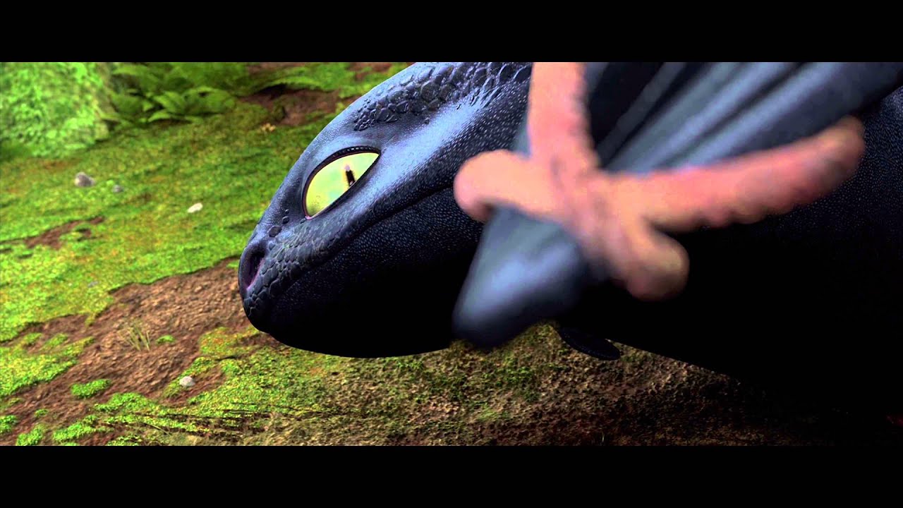 How To Train Your Dragon: Downed Dragon scene 4K HD - YouTube