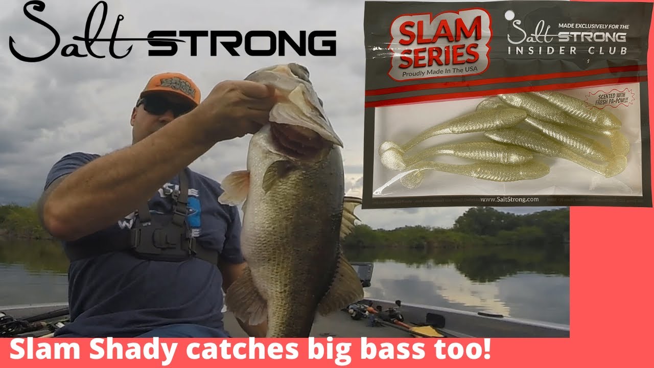 Salt Strong Slam Shady Catches Big Bass! NEW - YouTube