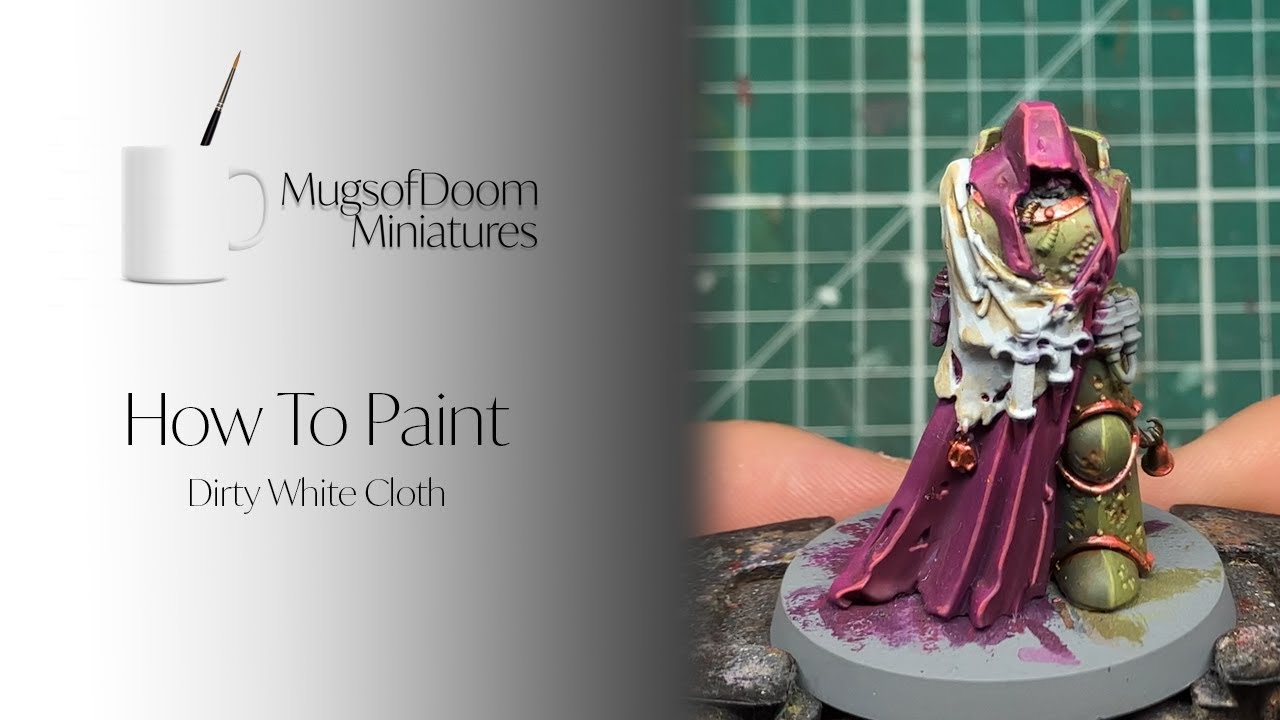 How To Paint: Dirty White Cloth - YouTube