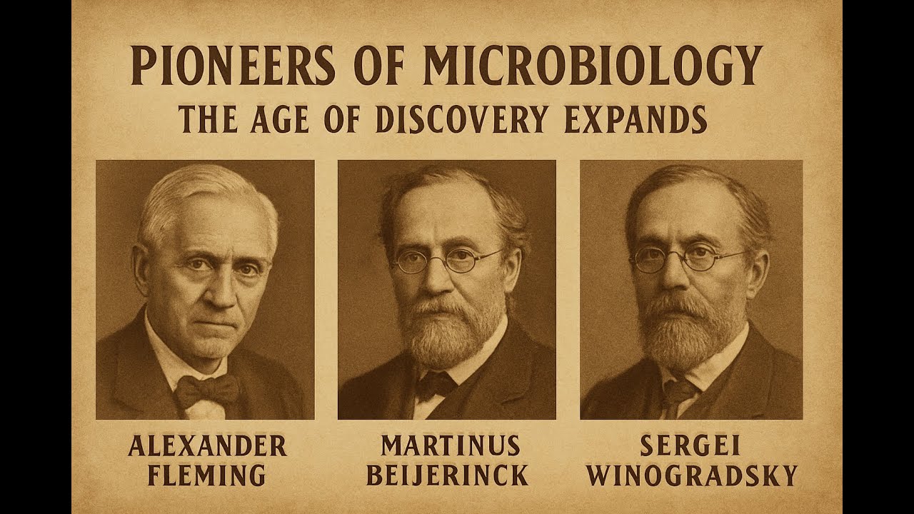 Pioneers of Microbiology : Fleming, Beijerinck & Winogradsky ...