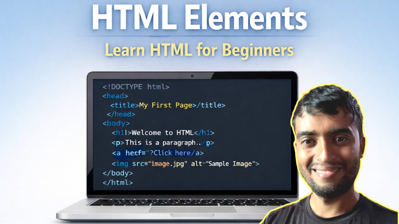 HTML Elements सिक्नुस् | Learn HTML Elements (Beginner Guide) - YouTube
