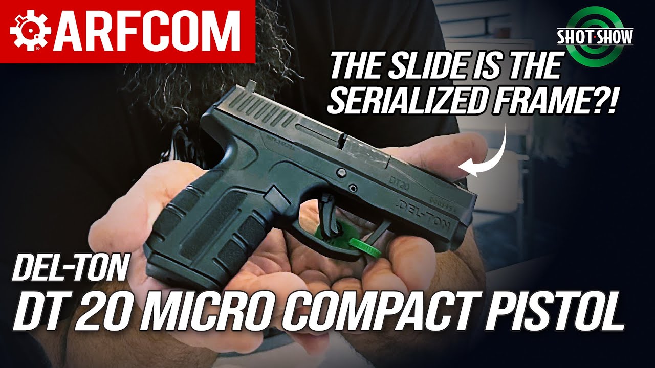 DT 20 Micro Compact Pistol | Del-Ton | Shot Show 2024 - YouTube