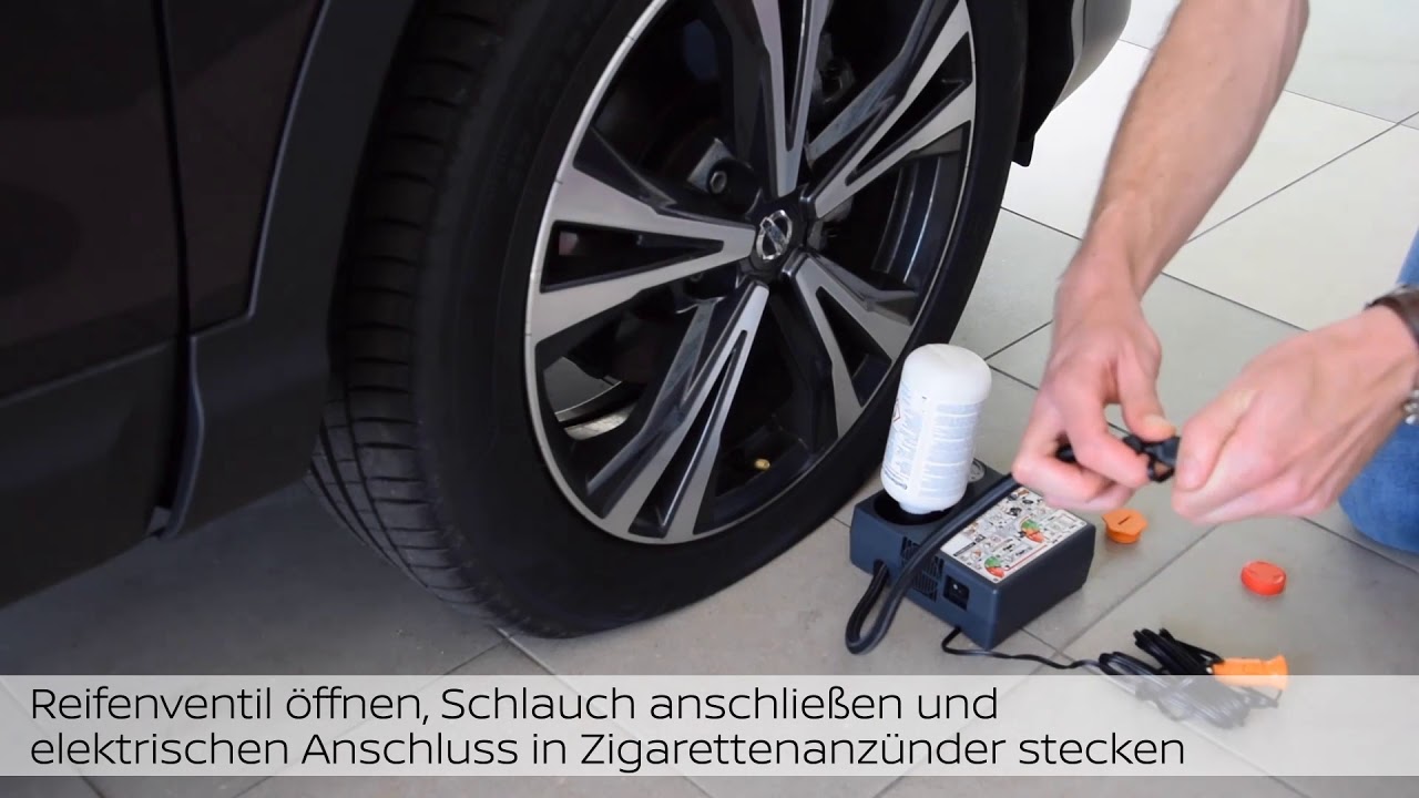Reifenreparaturset: Funktion und Anwendung - YouTube