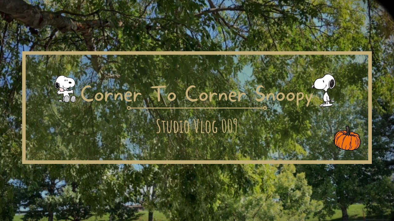 Studio Vlog 009♡ | Corner To Corner Snoopy | Mom’s Birthday | - YouTube