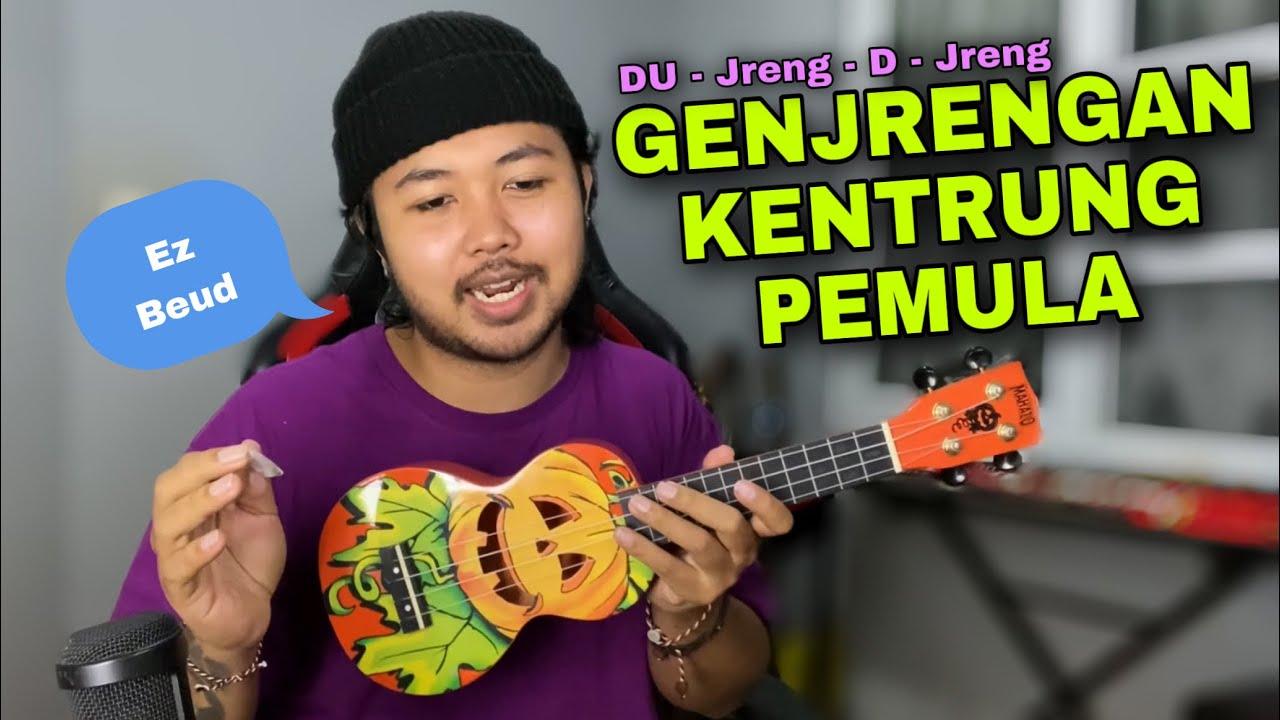 Tutorial Genjrengan Kentrung Senar 4 (Ukulele Pemula) - YouTube