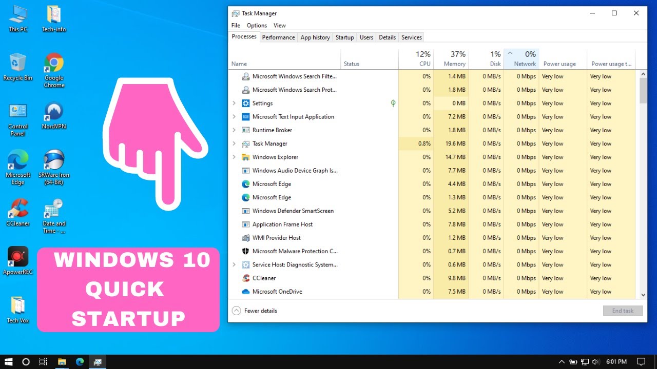 How To Quick Startup Windows 10 - Quick Startup Tips Windows 10 21H1 ...