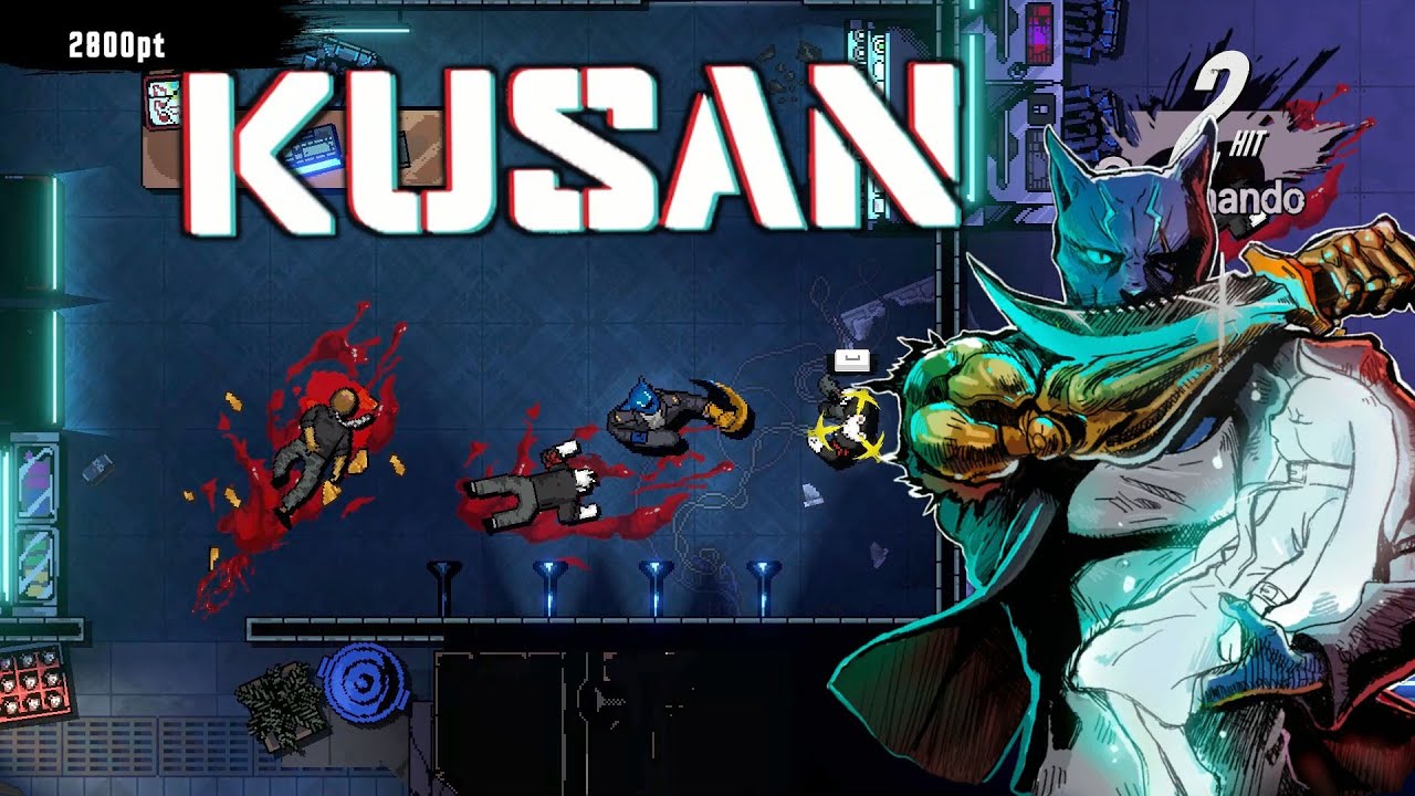 Kusan: City of Wolves - A Furry Hotline Miami (Top-Down Action Game ...
