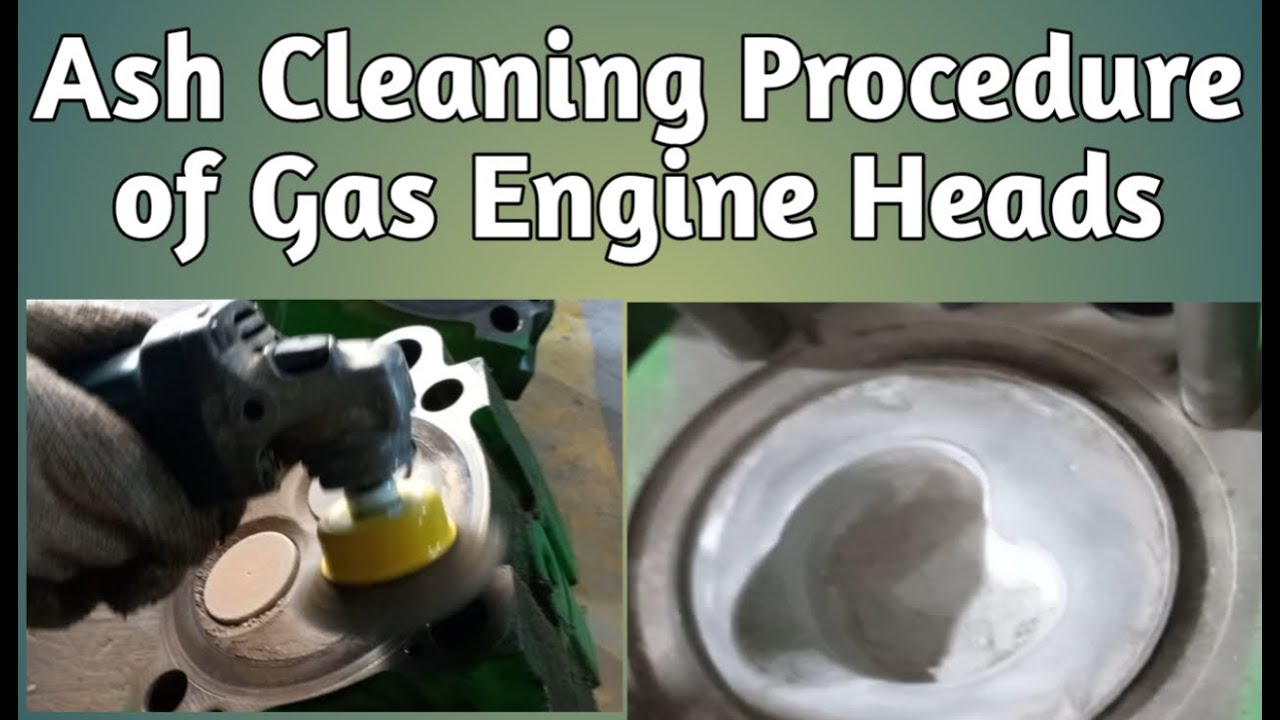 Ash Cleaning Procedure From Engine Heads and Pistons. - YouTube