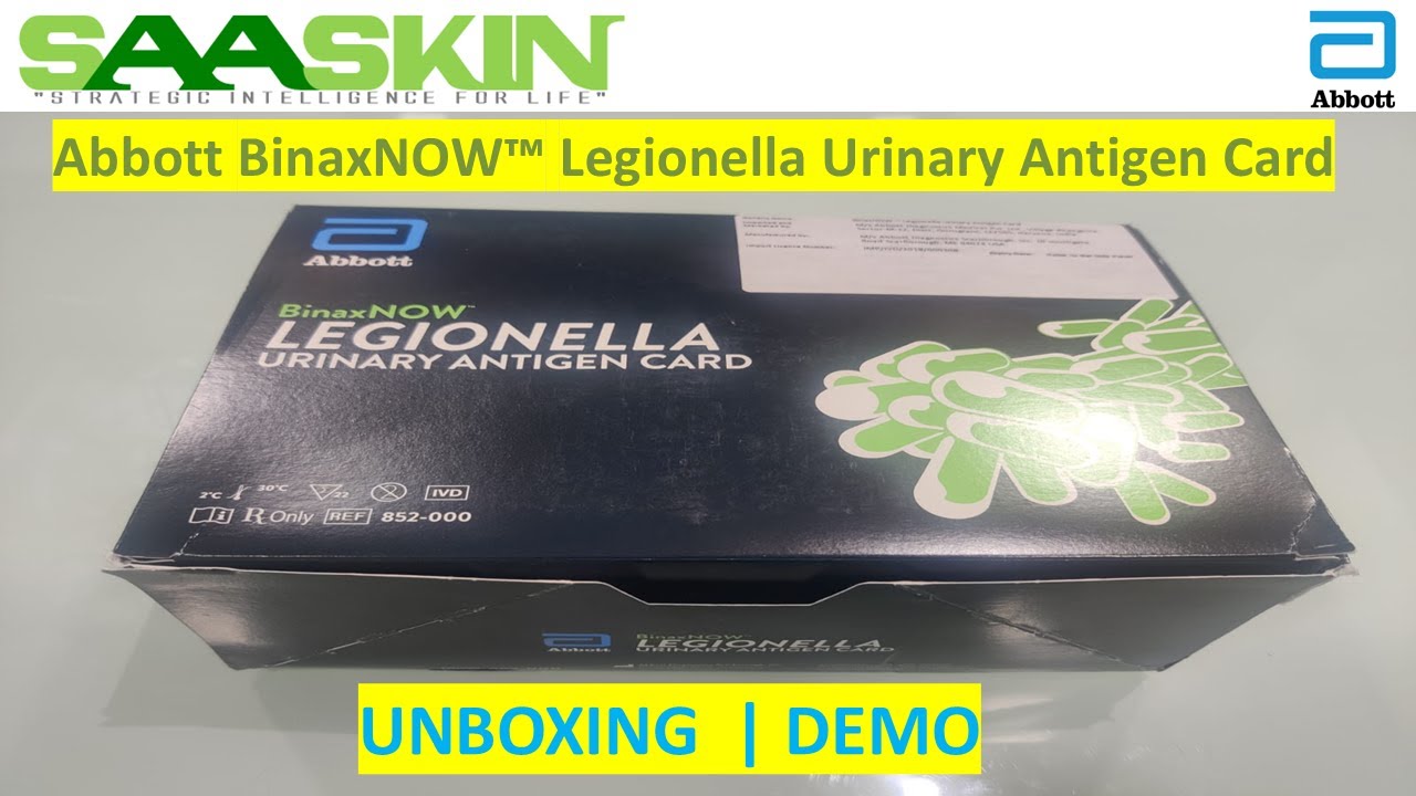 Abbott BinaxNOW™ Legionella Urinary Antigen Card | UNBOXING | DEMO ...