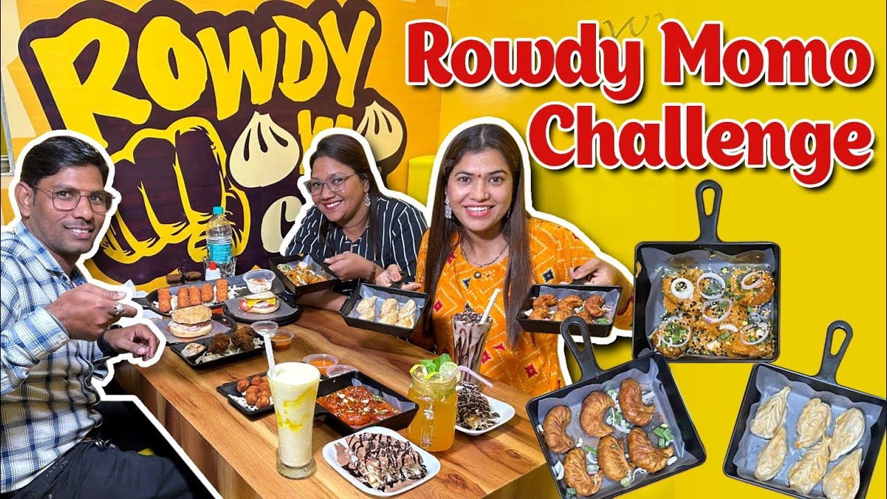 नवलेश व प्राथनाचे लागले चॅलेंज 🍔🥟| कोण जिंकणार | Rowdy Momo Franchise ...