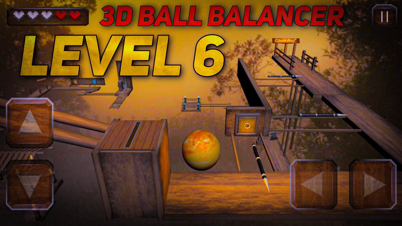 3d Ball Balancer Level 6 | 3d Ball Balancer Adventure in Space - YouTube