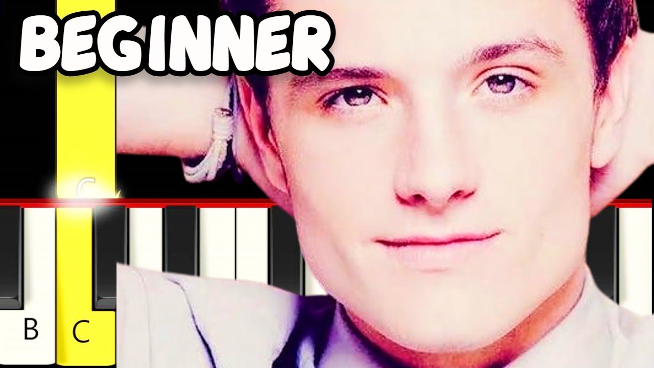 Josh Hutcherson Whistle - Fast and Slow (Easy) Piano Tutorial - Beginner - YouTube
