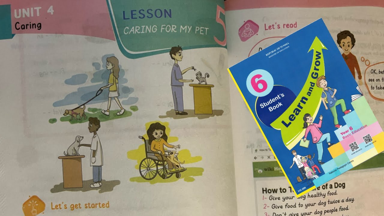 Lesson 5 : caring for my pet unit 4 : caring سنة سادسة من التعليم ...