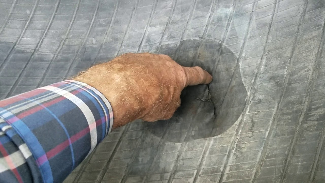 Tire cut repair - YouTube