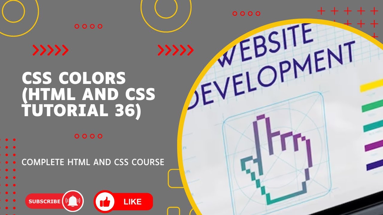 CSS Colors (HTML and CSS tutorial 36) - YouTube