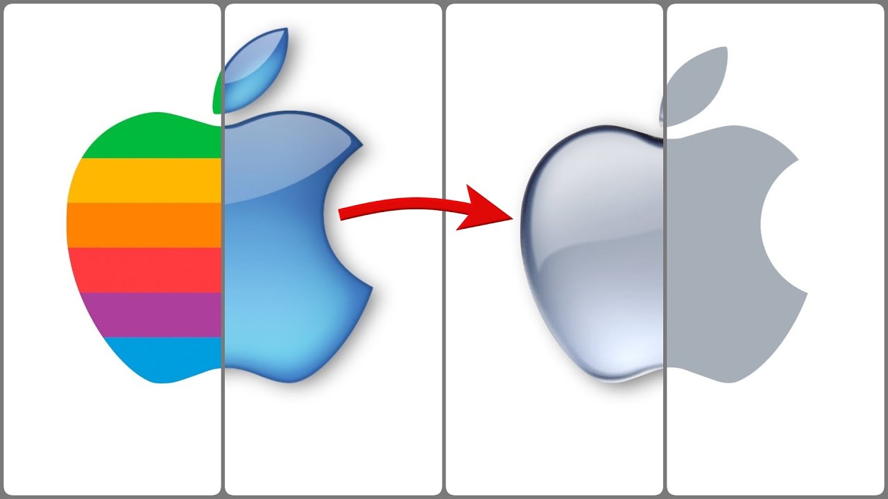 Apple Logo Evolution - Animation - YouTube