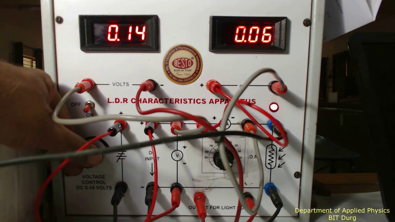 To study the Characteristics of LDR - YouTube