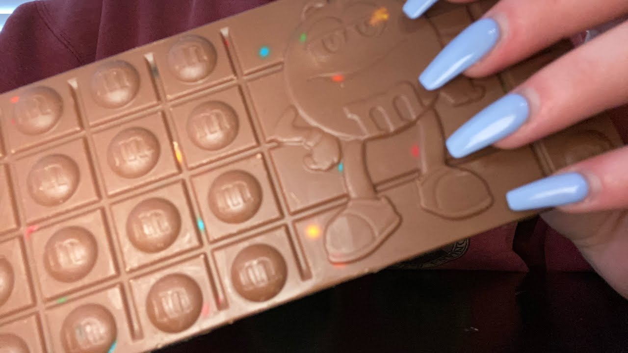 ASMR chocolate bar tapping 🍫 - YouTube