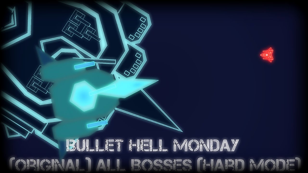 Bullet hell monday (Original) All bosses (Hard mode) - YouTube