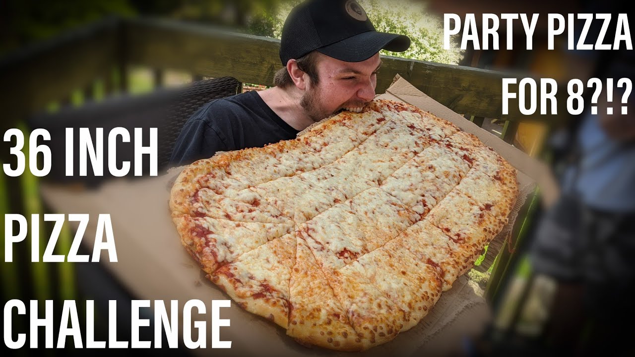 MASSIVE 36 INCH PIZZA CHALLENGE - YouTube