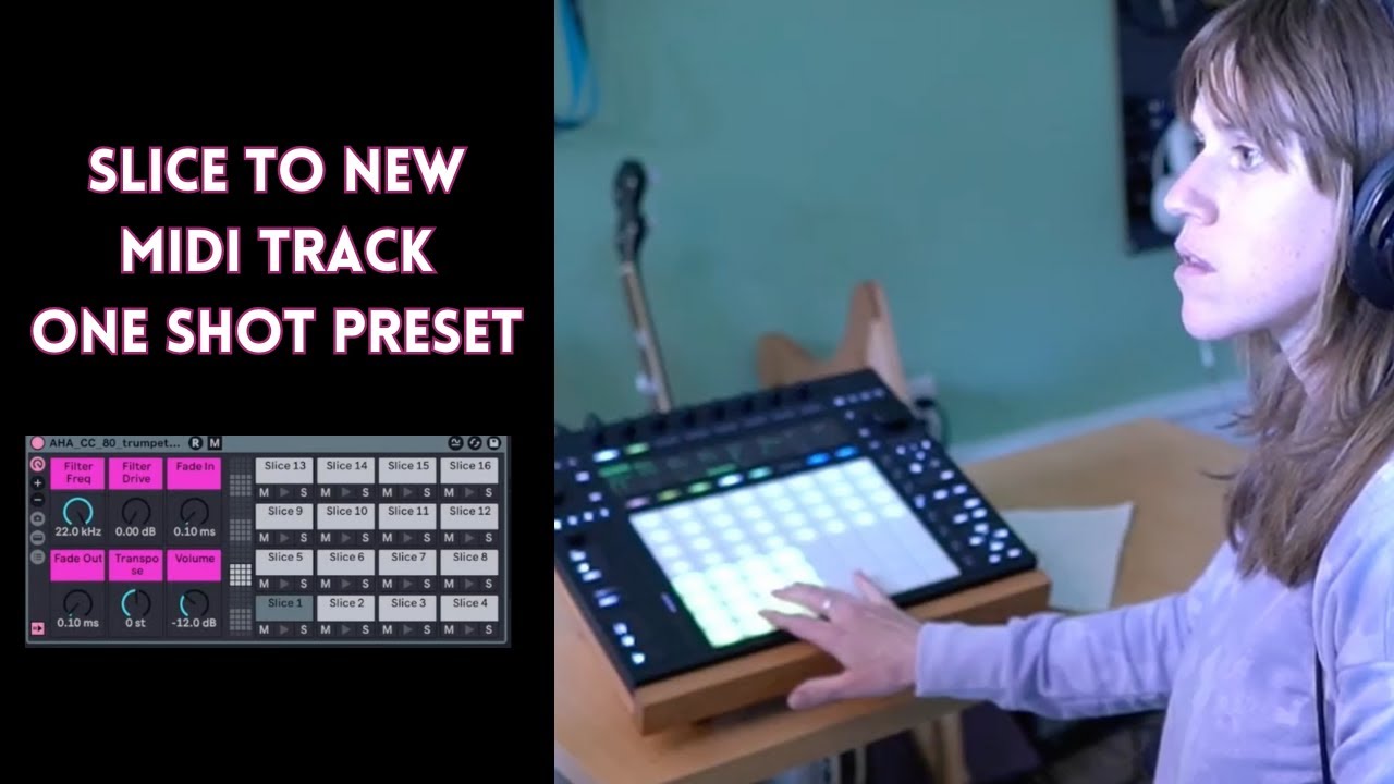 One Shot Slice To New MIDI Track Preset in Ableton Live - YouTube