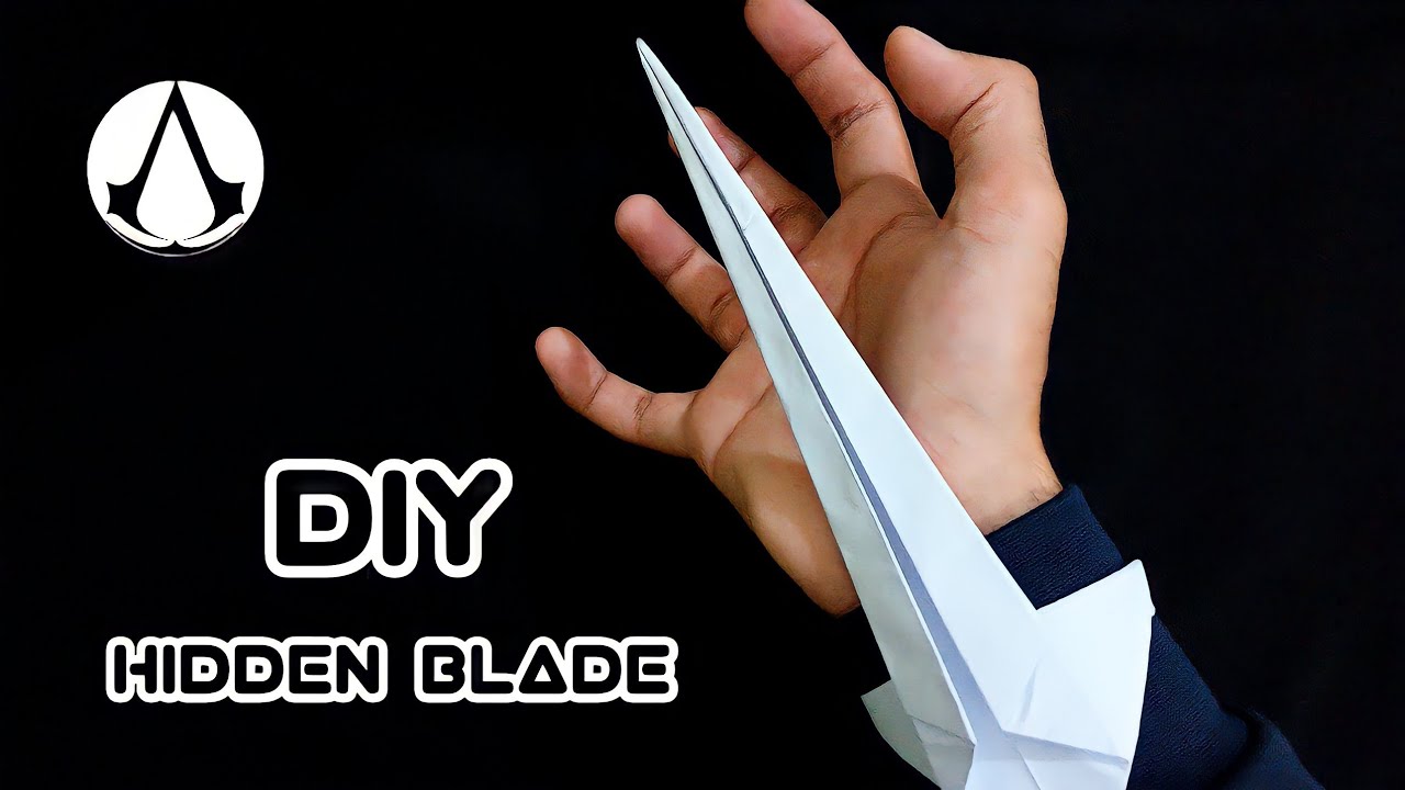 DIY - How To Make An Origami Hidden Blade | Multi Language Instructions ...