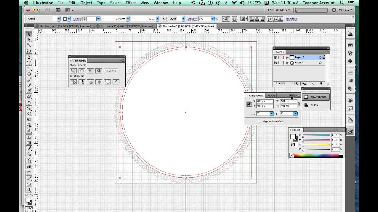 Part 2 Guilloche - YouTube