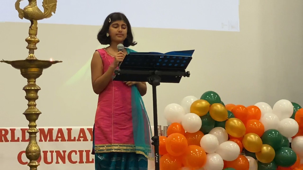 Navya singing “chinna chinna aasai..” from Roja movie at the wmc ...