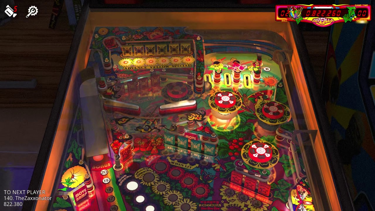 Zaccaria Pinball - Farfalla [1983] [simulation settings] - YouTube