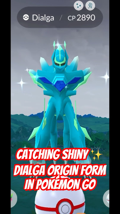 Catching Shiny Dialga Origin Form in Pokémon GO | Raid Hour #pokemon #pokemongo #shinypokemon ...