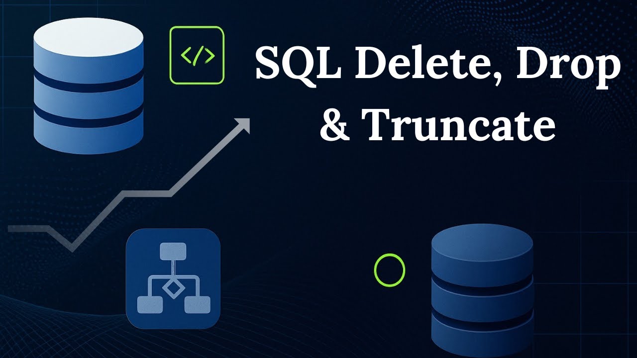SQL DELETE vs DROP vs TRUNCATE | Key Differences Explained with Examples - YouTube