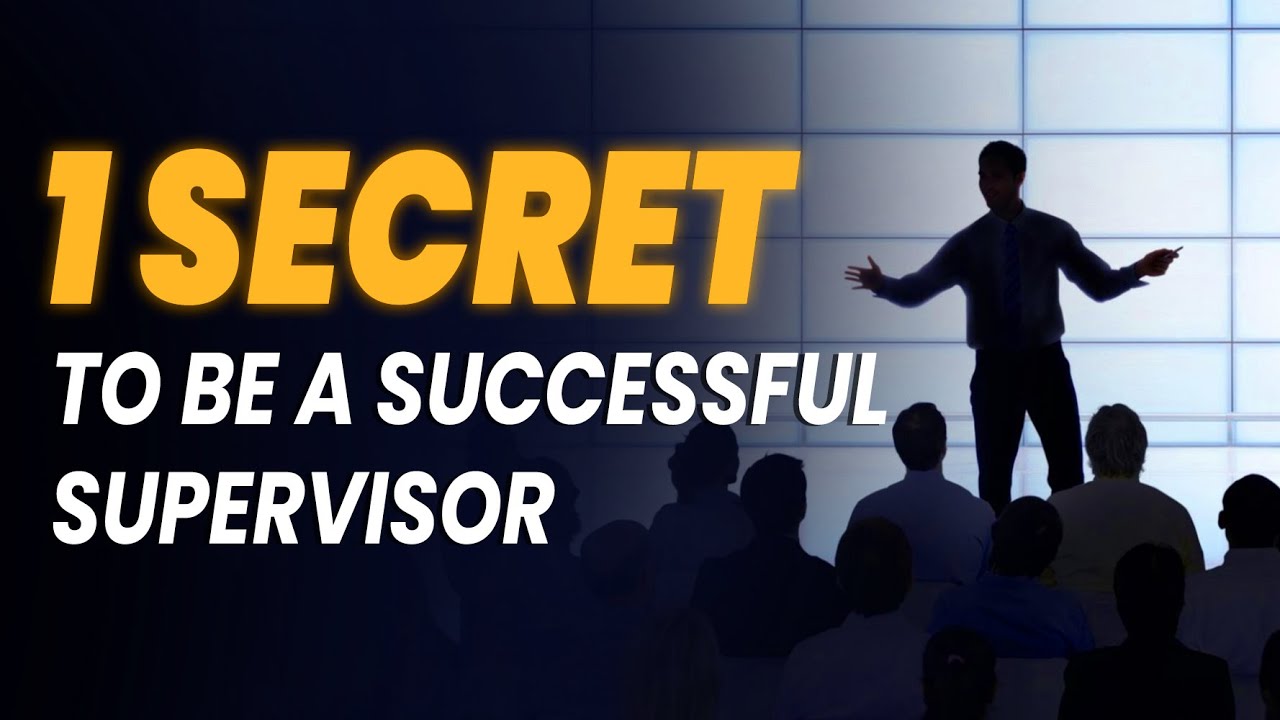 How to Become a Successful Supervisor? | Follow these 9 Steps | Sana ...